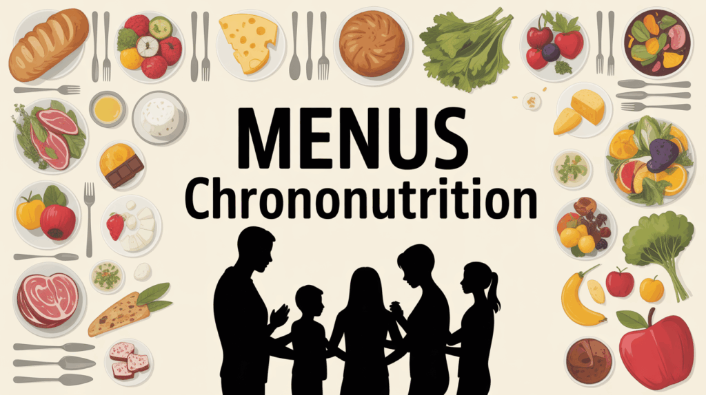 Exemple de menus chrononutrition adaptés à votre quotidien