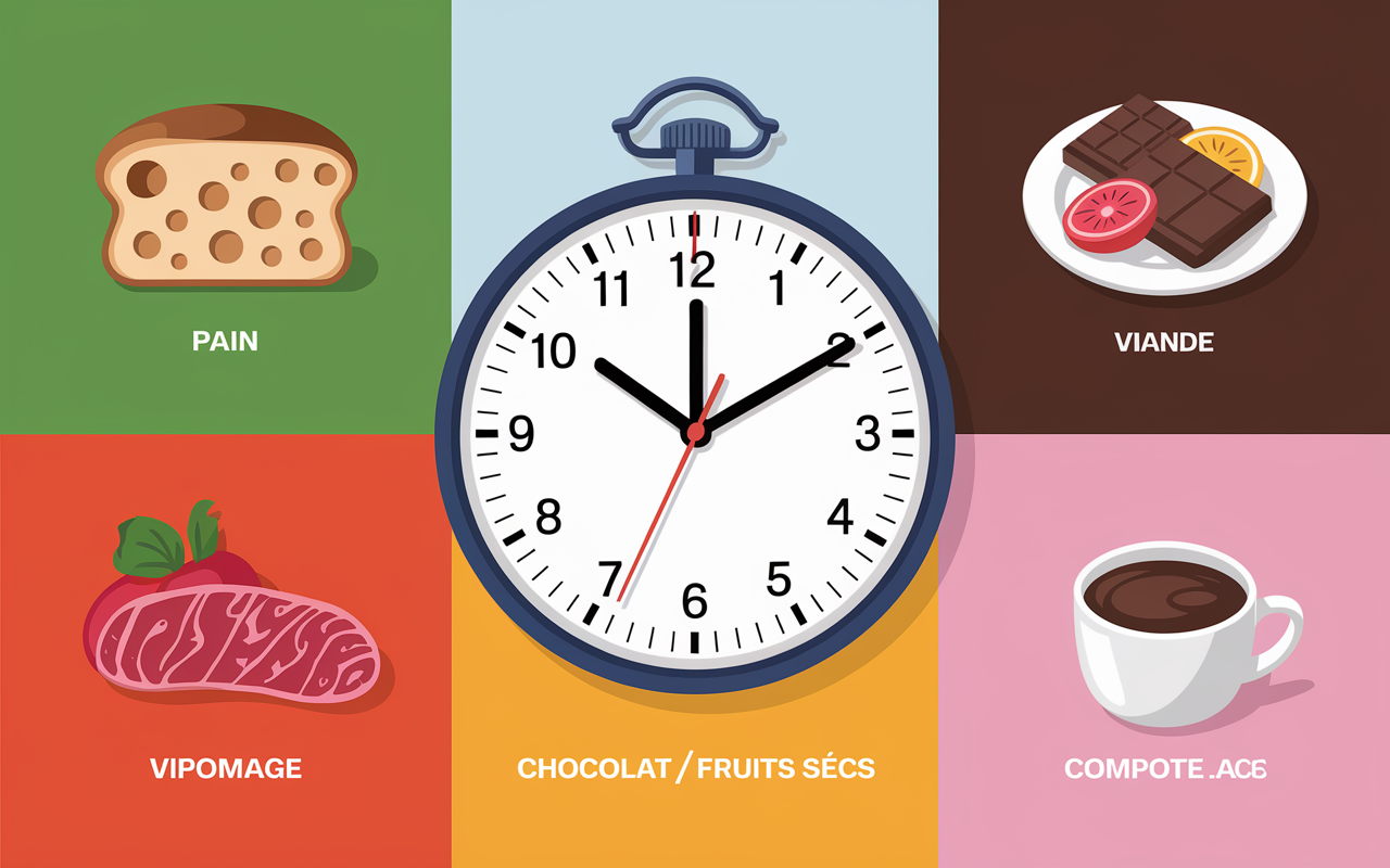 Exemple de menus chrononutrition adaptés à votre quotidien