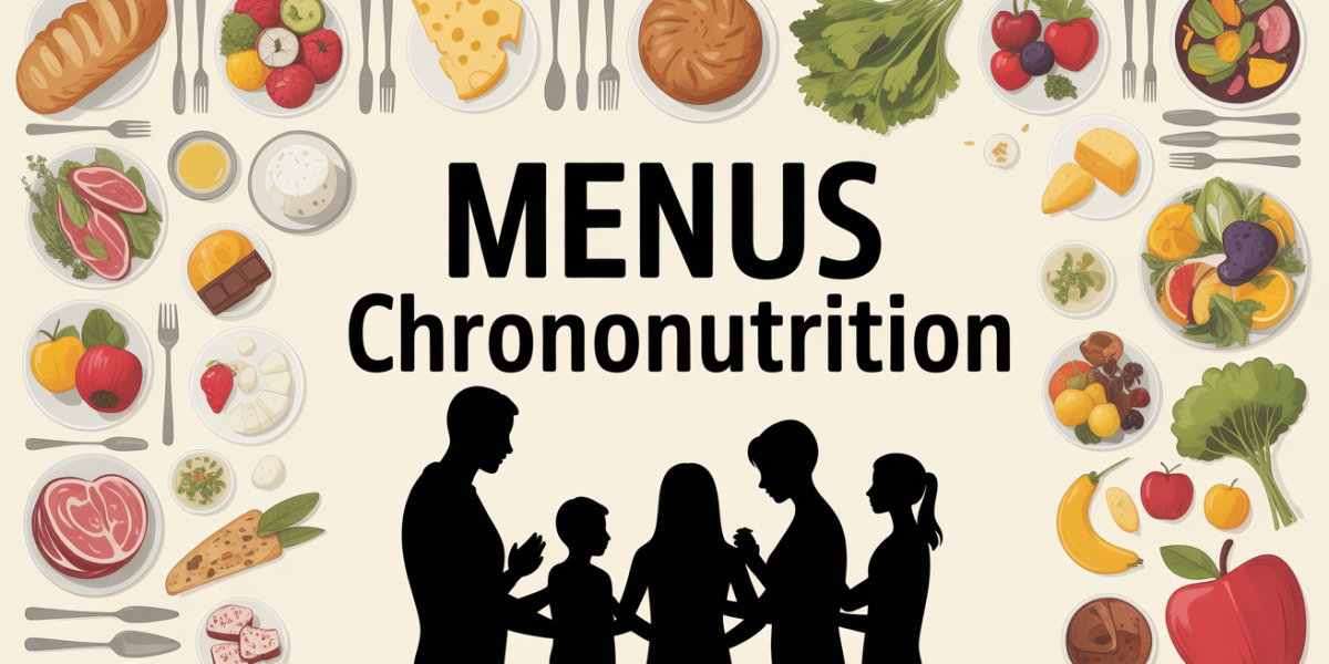Exemple de menus chrononutrition adaptés à votre quotidien